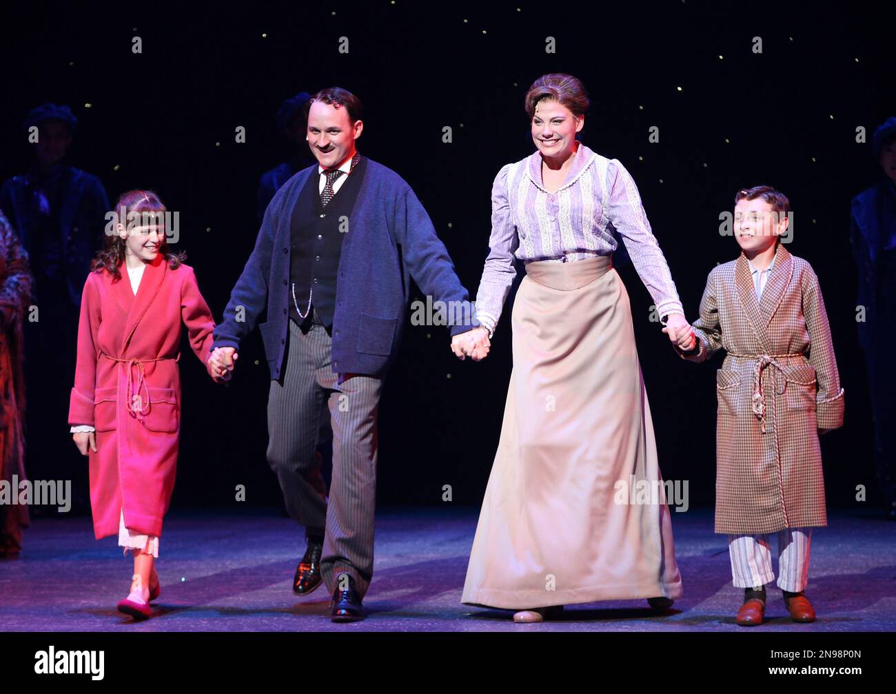 From left, cast members Cherish Myers, Michael Dean Morgan, Elizabeth ...