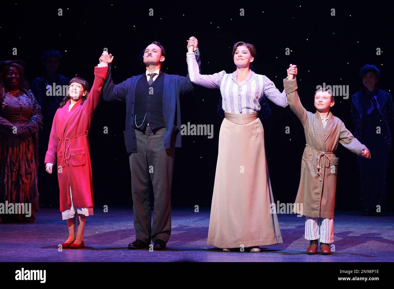 From left, cast members Cherish Myers, Michael Dean Morgan, Elizabeth ...