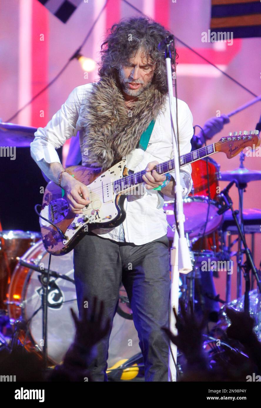 Lead singer Wayne Coyne and The Flaming Lips perform during StePhest ...