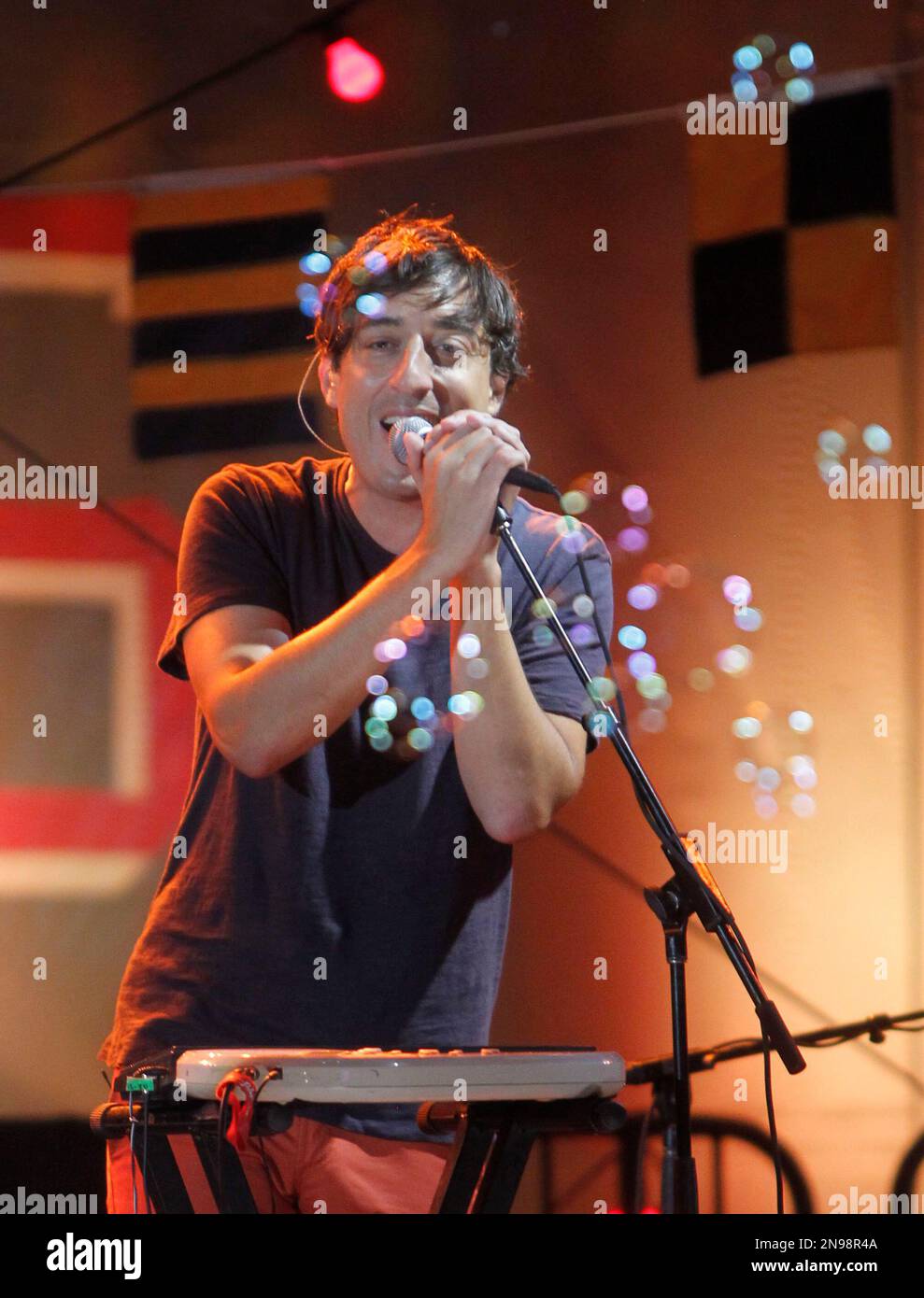 Lead singer Ed Droste and the band Grizzly Bear perform during StePhest ...