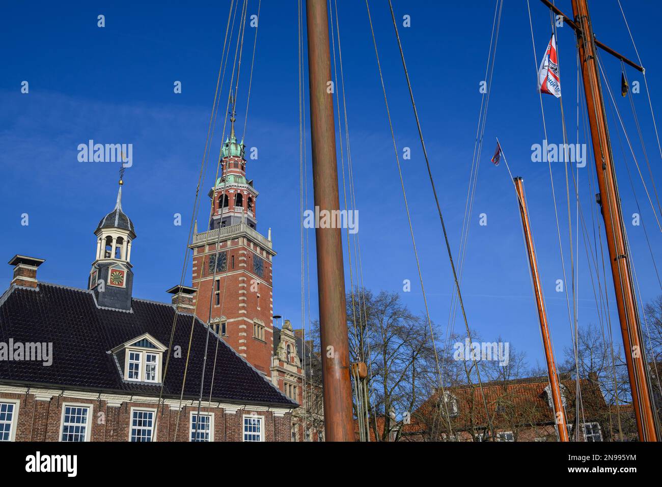 the city of Leer in the german Ostfriesland Stock Photo - Alamy