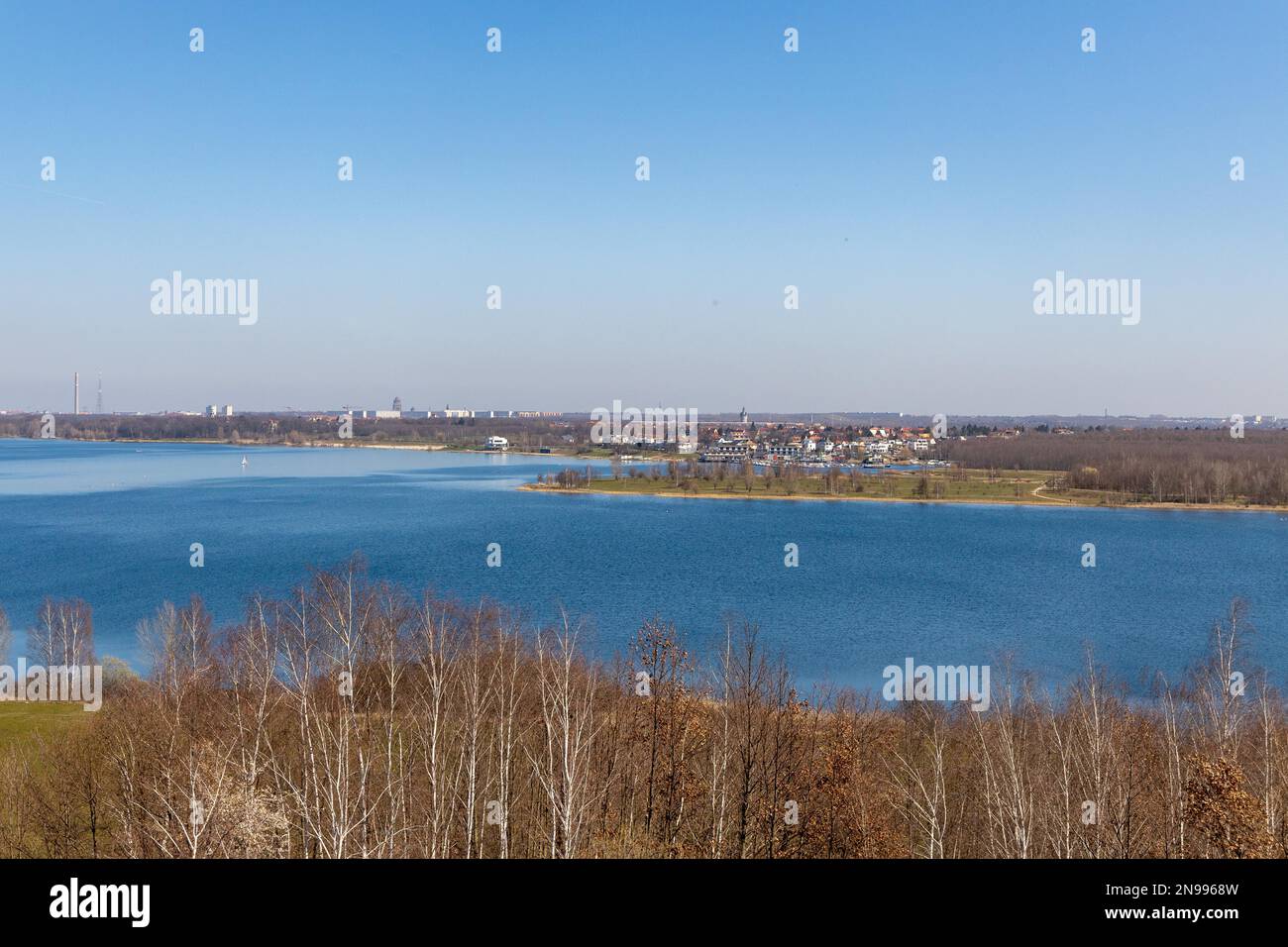 Lake Cospuden Leipzig, neuseenland Stock Photo - Alamy
