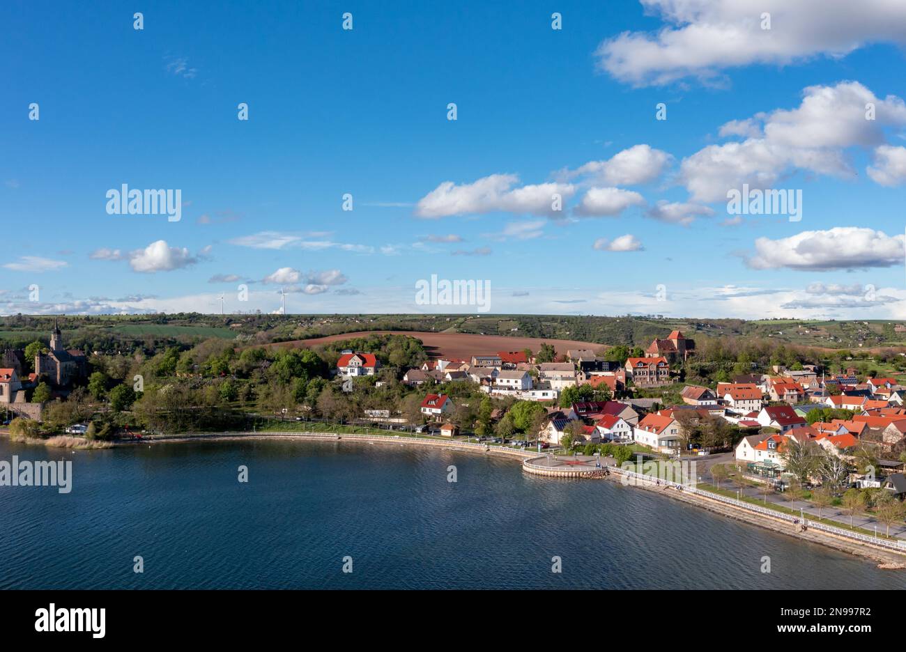 Seeburg at the Suessen See Stock Photo - Alamy
