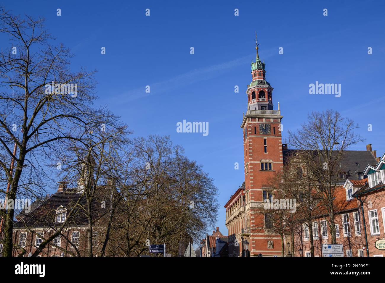 the city of Leer in the german Ostfriesland Stock Photo - Alamy
