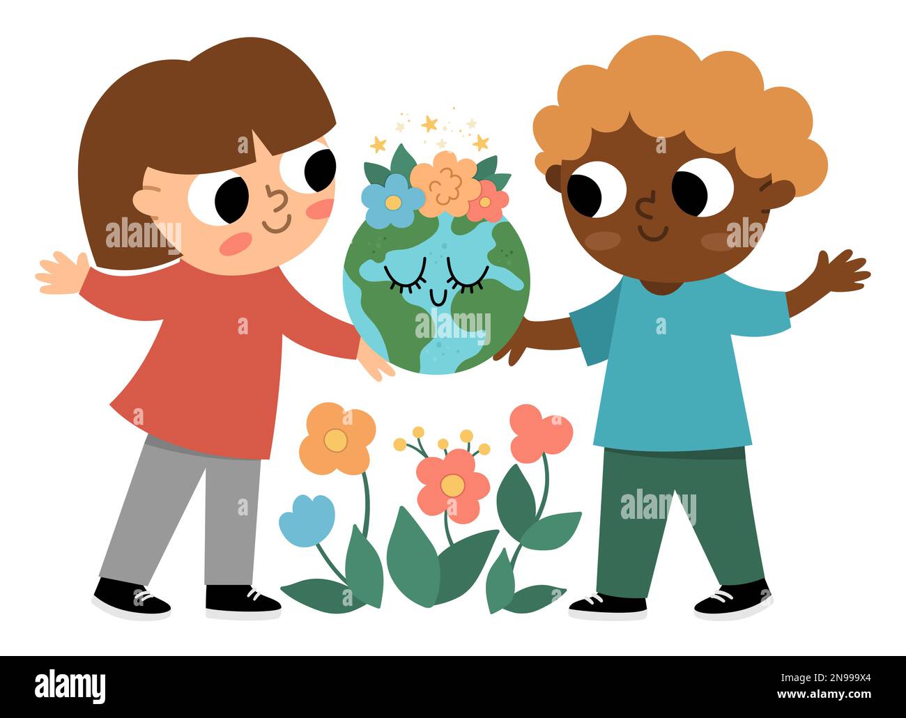Friendly Children Clipart