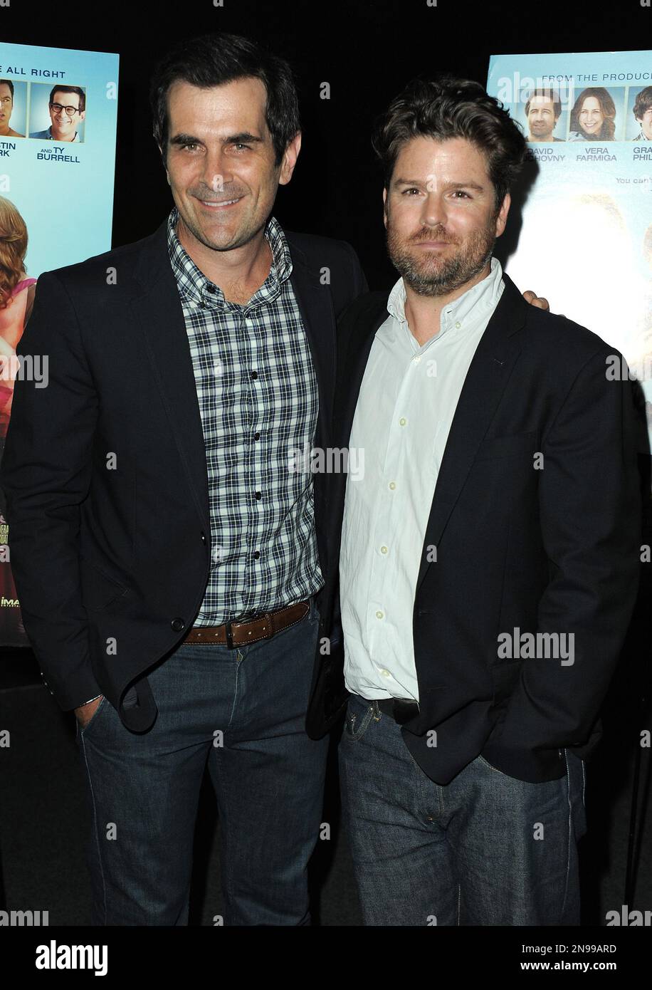 Ty Burrell and Christopher Neil attend the premiere of "Goats" at The ...