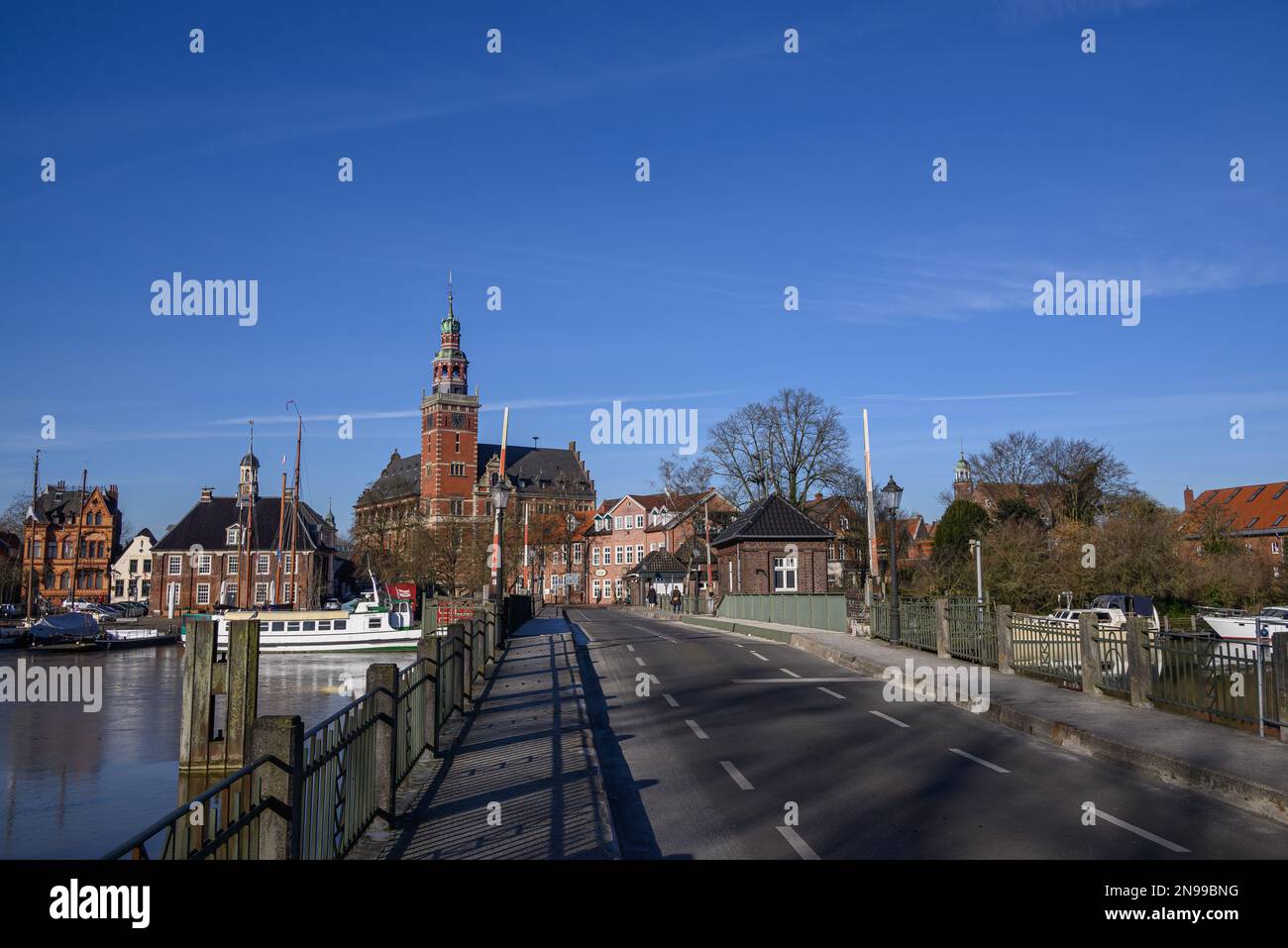the city of Leer in the german Ostfriesland Stock Photo - Alamy