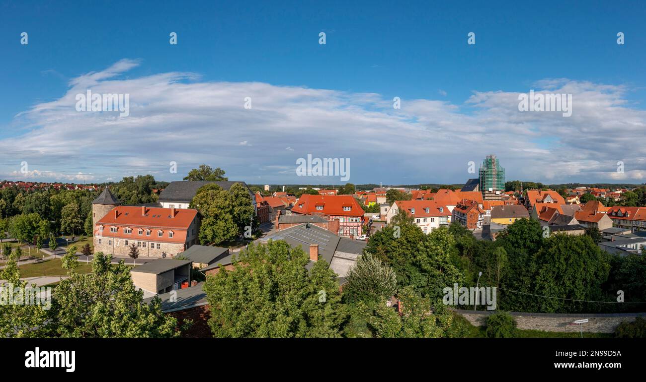 Aerial photos from Harzgerode in the Harz Mountains Stock Photo - Alamy