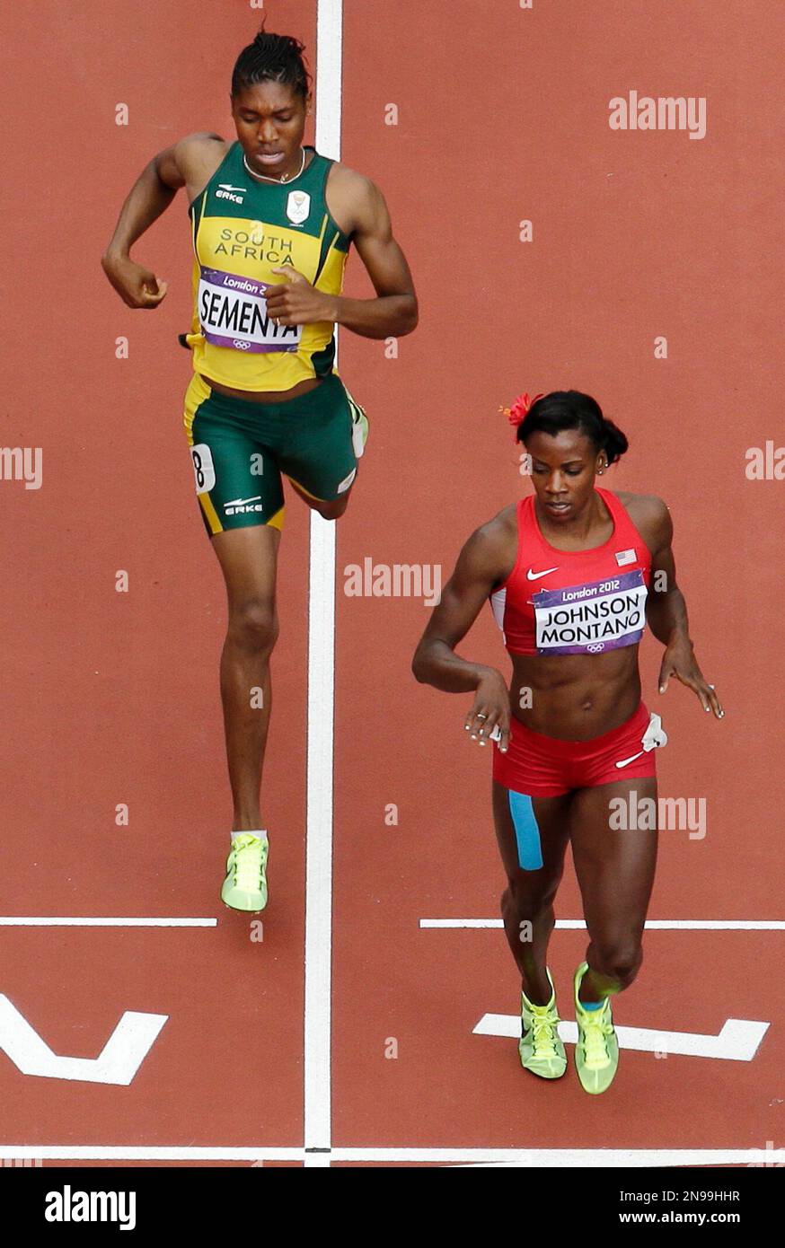 United States' Alysia Johnson Montano, right, beats South Africa's ...