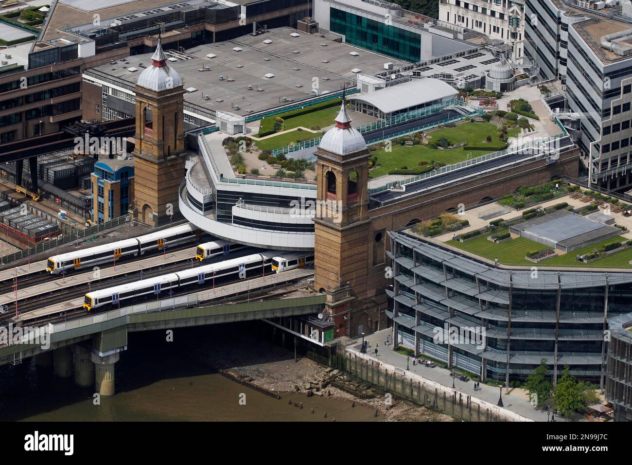 Cannon Bridge railways station is seen in a view from "The View from ...