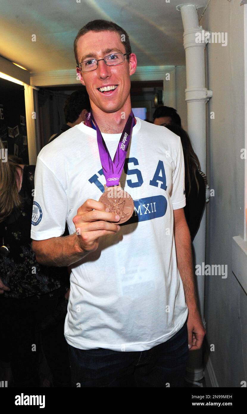 Charlie Cole poses at OMEGA House presents Olympic Swimmers Attend at ...