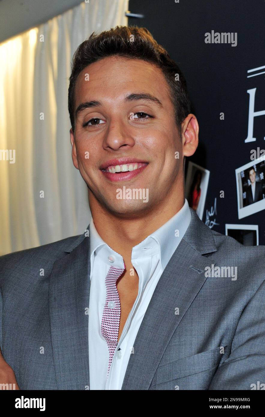 Chad Le Clos poses at OMEGA House presents Olympic Swimmers Attend at ...
