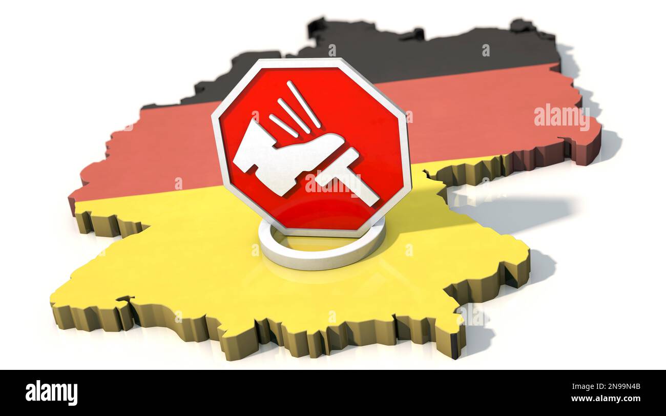 Federal emergency brake in Germany Stock Photo - Alamy