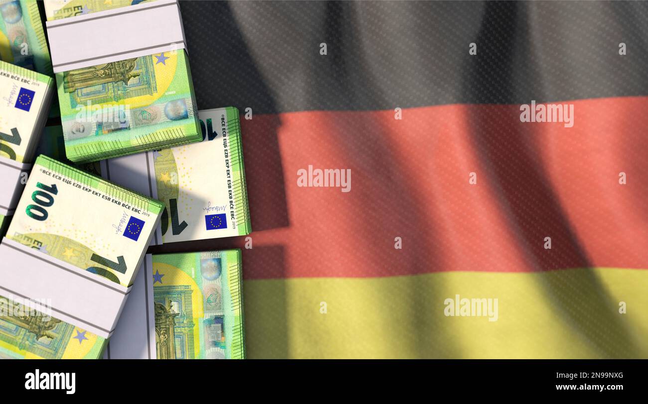 Symbolic image on the subject of Germany and money Stock Photo - Alamy