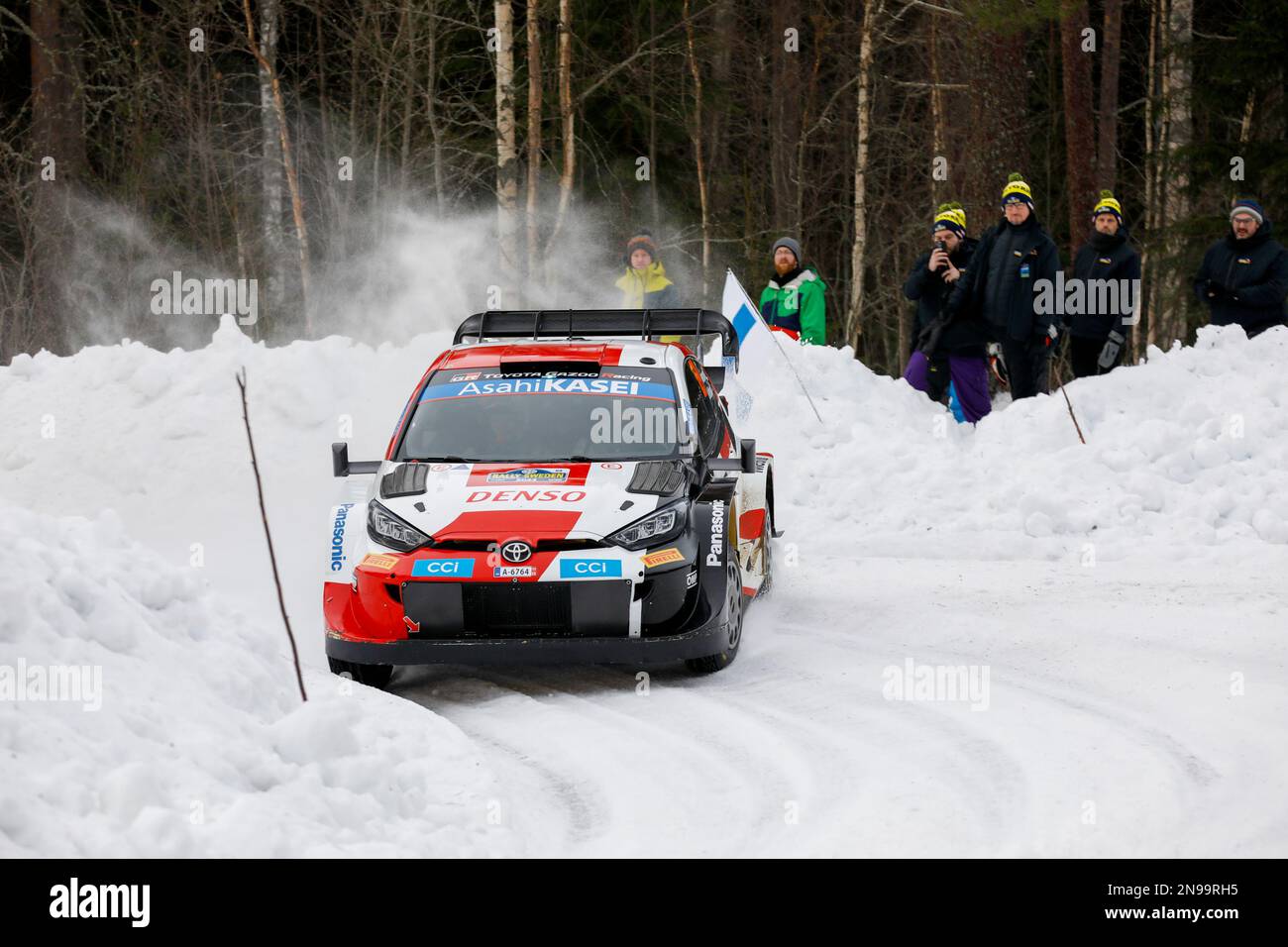 UMEÅ 20230212 Kalle Rovanperä, Finland, Jonne Halttunen, Finalnd ...