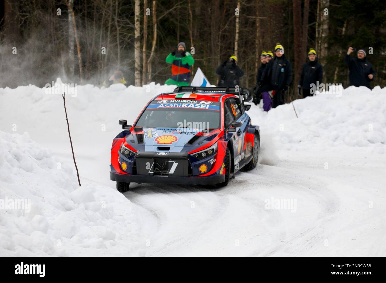 Craig Breen and James Fulton, Ireland, in a Hyundai i20 N Rally1 Hybrid ...