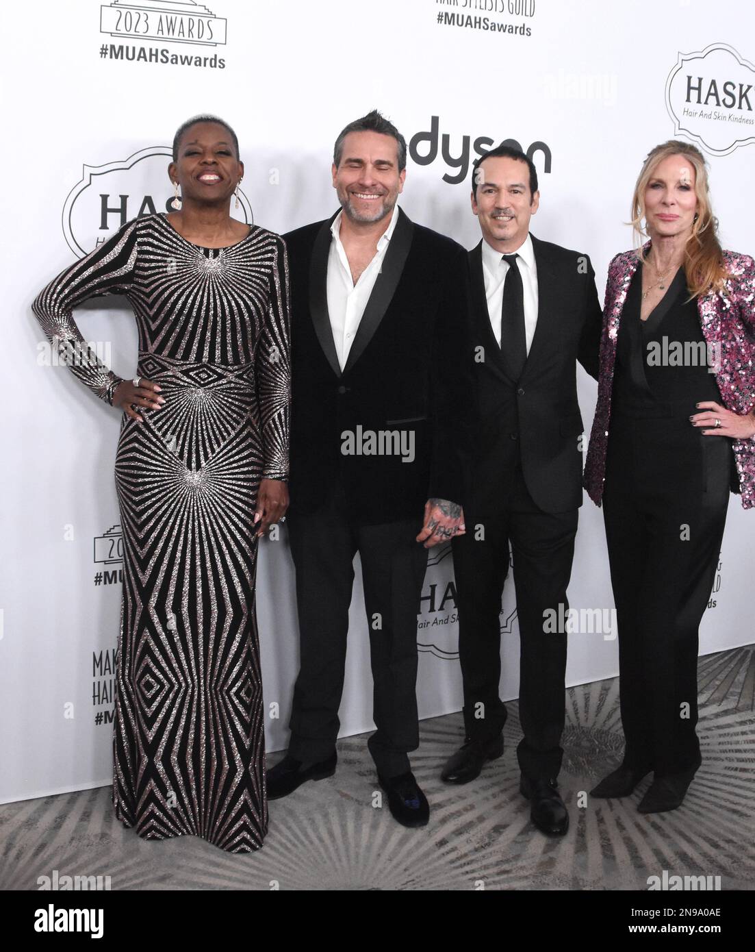 Beverly Hills, California, USA 11th February 2023 (L-R) Angie Wells ...