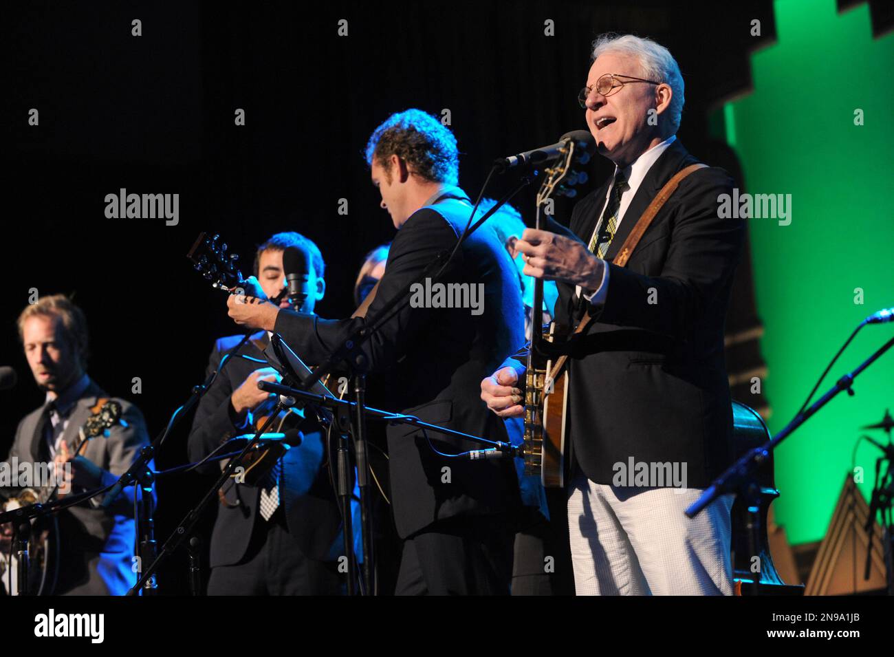 Steve Martin, right, and the Steep Canyon Rangers perform at the 12th ...