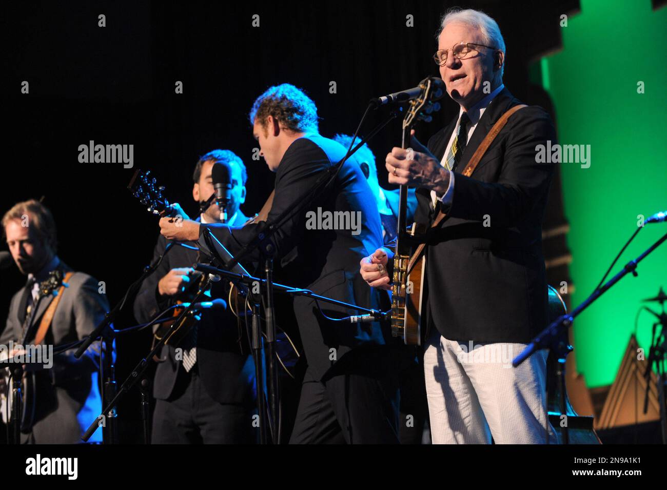Steve Martin, right, and the Steep Canyon Rangers perform at the 12th ...
