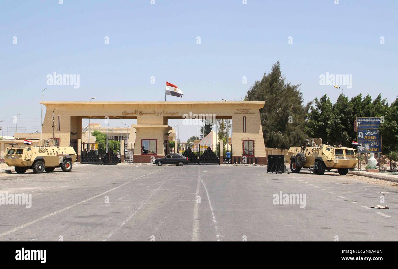 The Rafah border terminal between Egypt and Gaza, and the only gateway ...