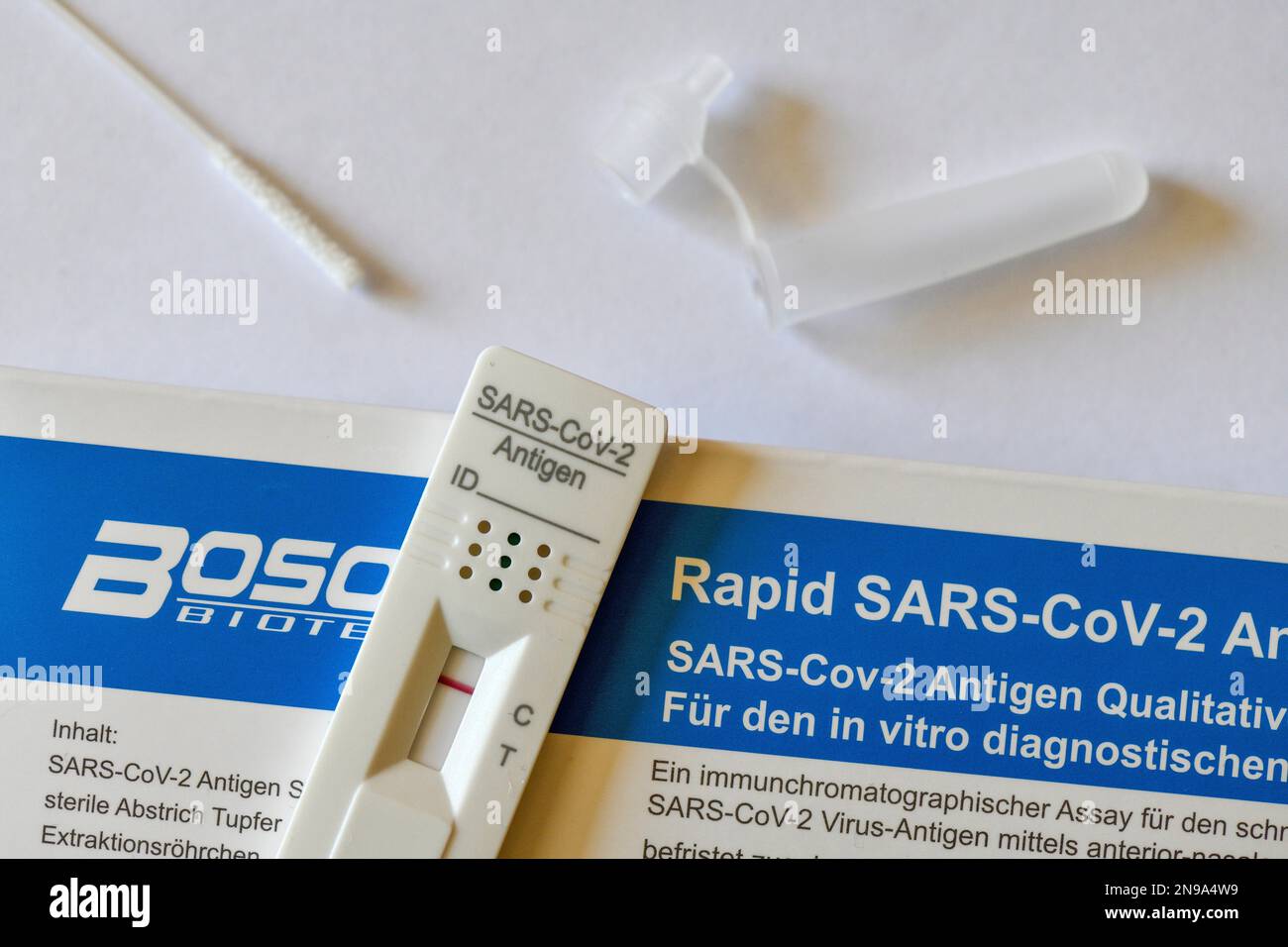 Covid-19 antigen test kit, negative test result, Sars-CoV-2, Corona ...