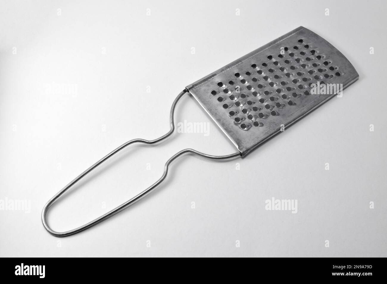 Stainless steel Cheese grater isolated on white background Stock Photo ...