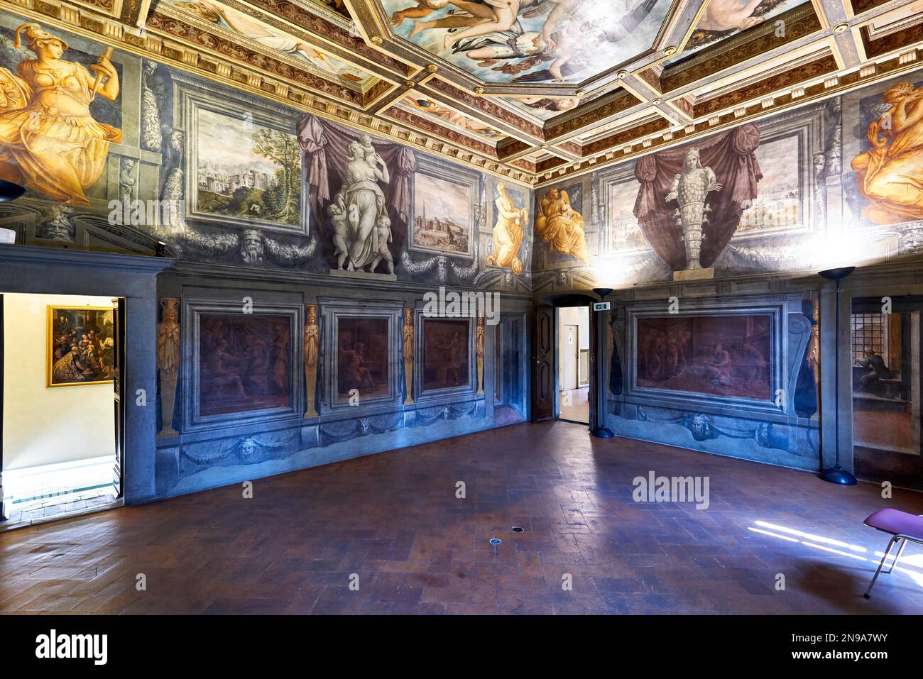 Arezzo Tuscany Italy. Vasari Home Museum Stock Photo - Alamy