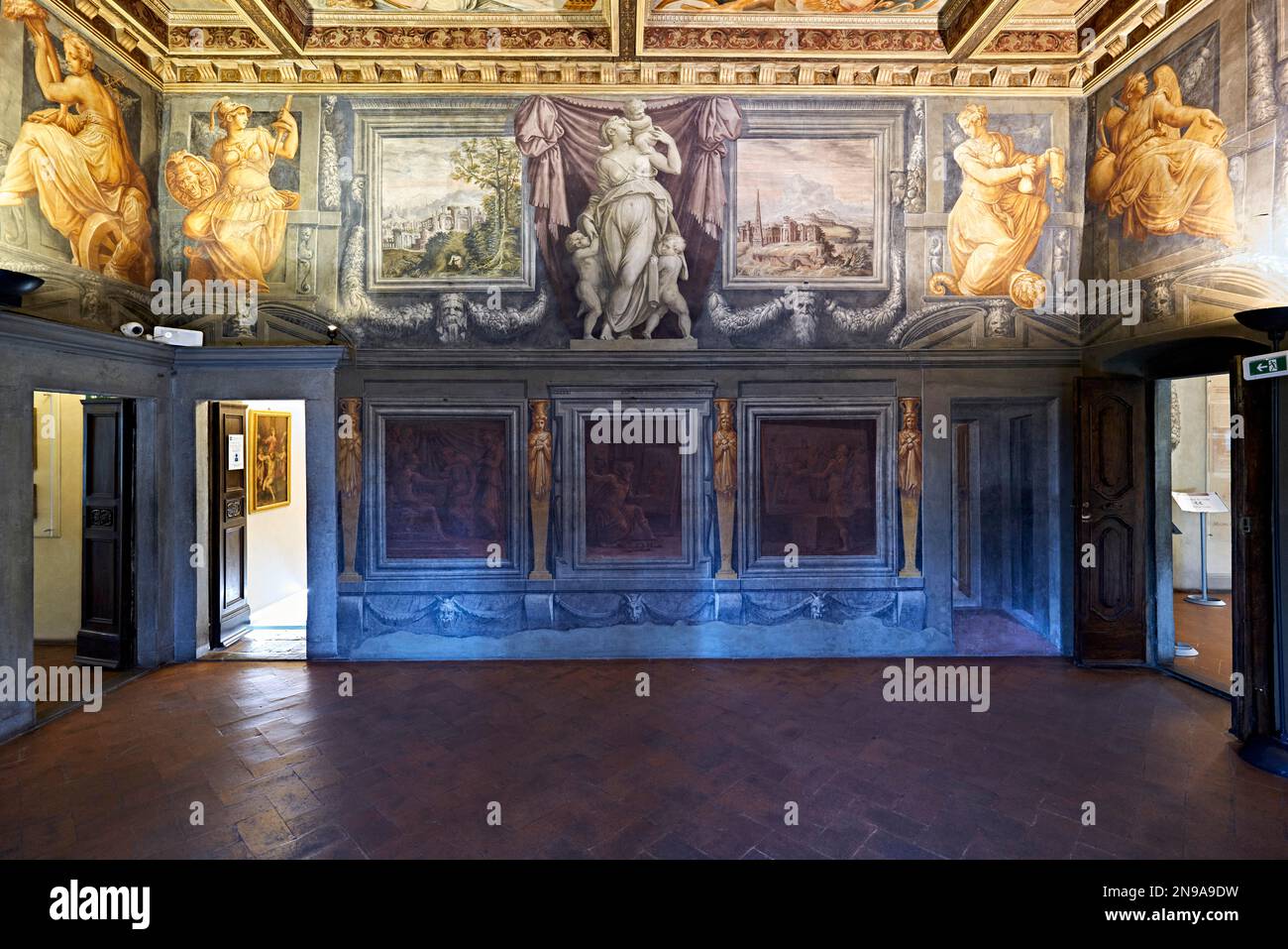 Arezzo Tuscany Italy. Vasari Home Museum Stock Photo - Alamy