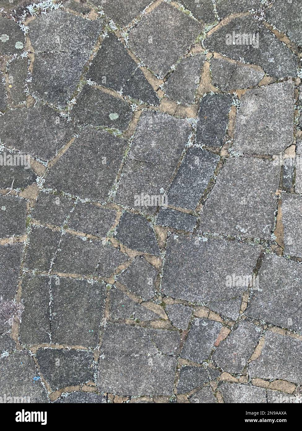 Texture of stone paved path Stock Photo - Alamy