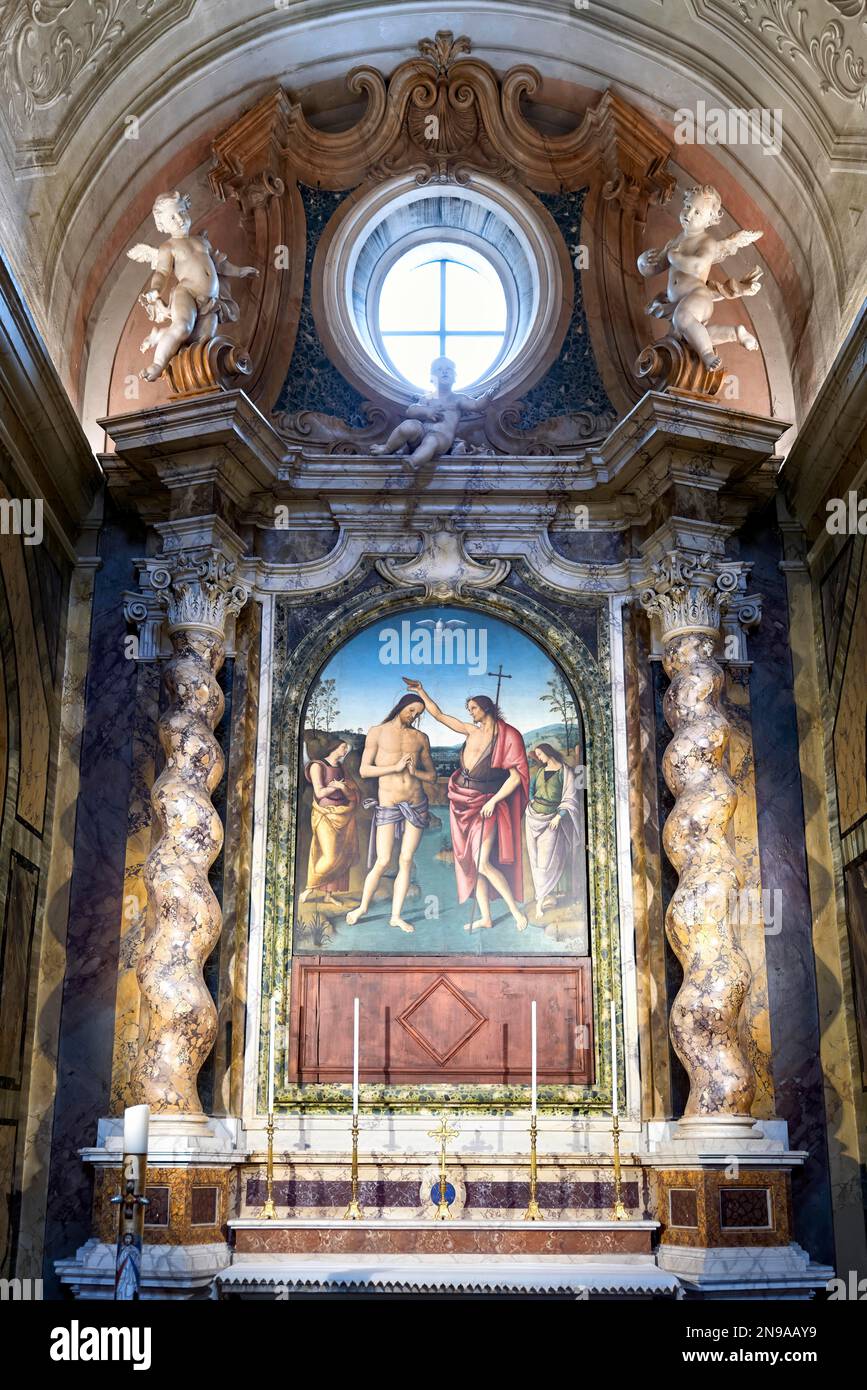 Citta della Pieve Umbria Italy. The Cathedral of San Gervasio e ...