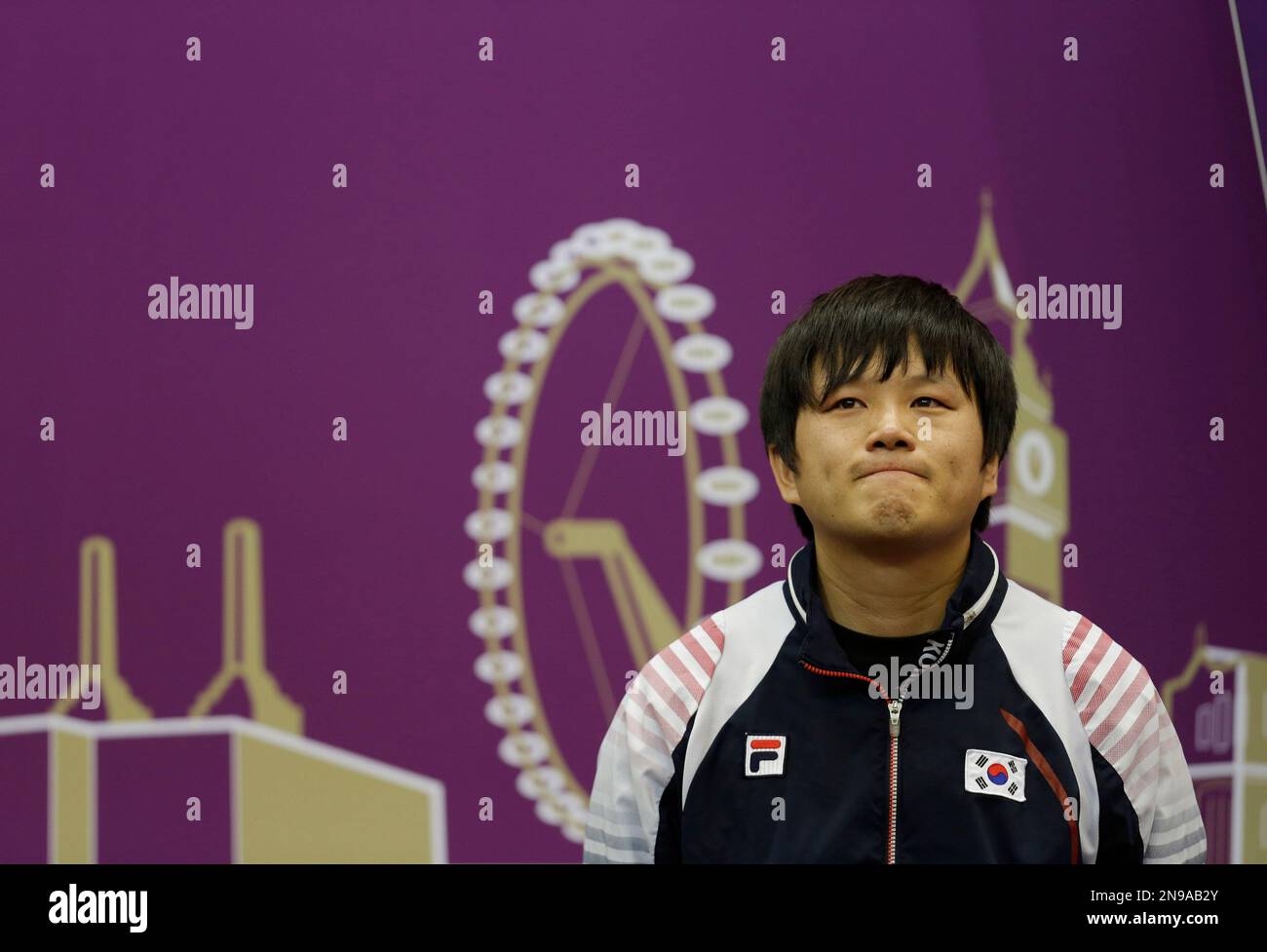 South Korea's Choi Young-rae struggles to contain his emotions as he ...