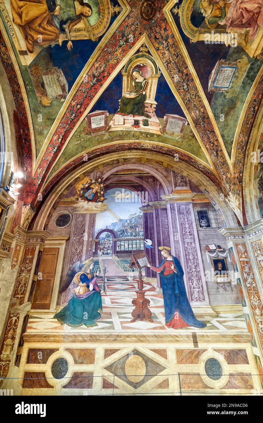 Spello umbria pinturicchio hi-res stock photography and images - Alamy
