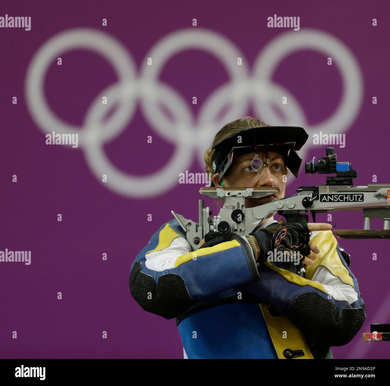 United States of America's Jamie Lynn Gray prepares to shoot, during ...