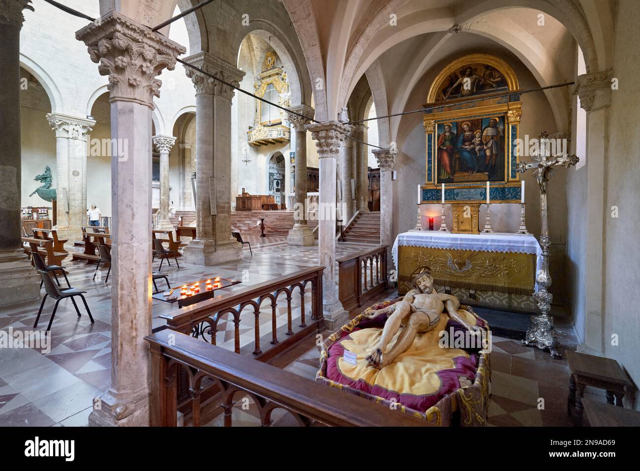 Todi Umbria Italy. Concattedrale della Santissima Annunziata. Cathedral ...