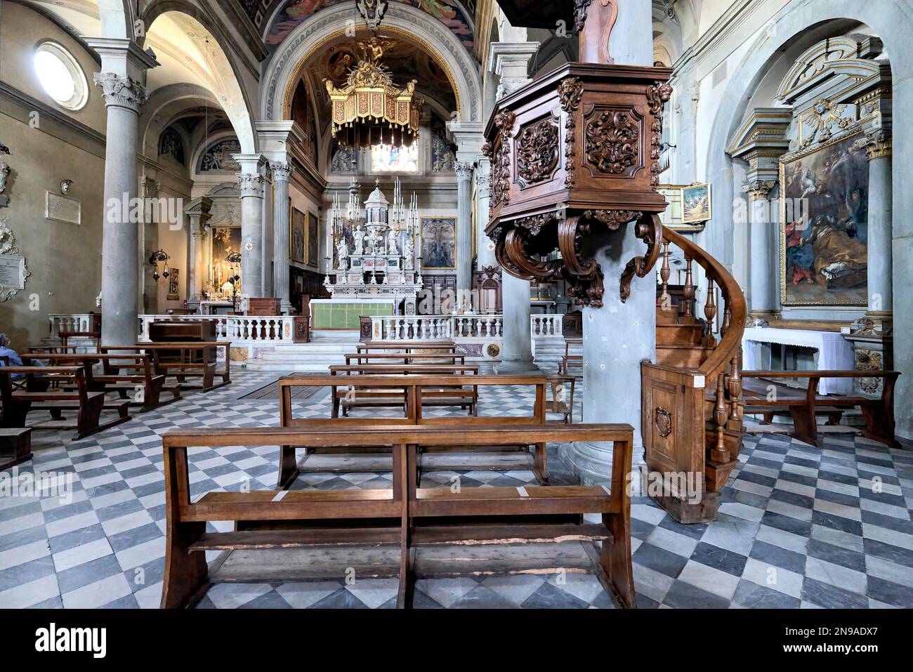 Cortona Arezzo Tuscany Italy. Cattedrale di Santa Maria Assunta ...