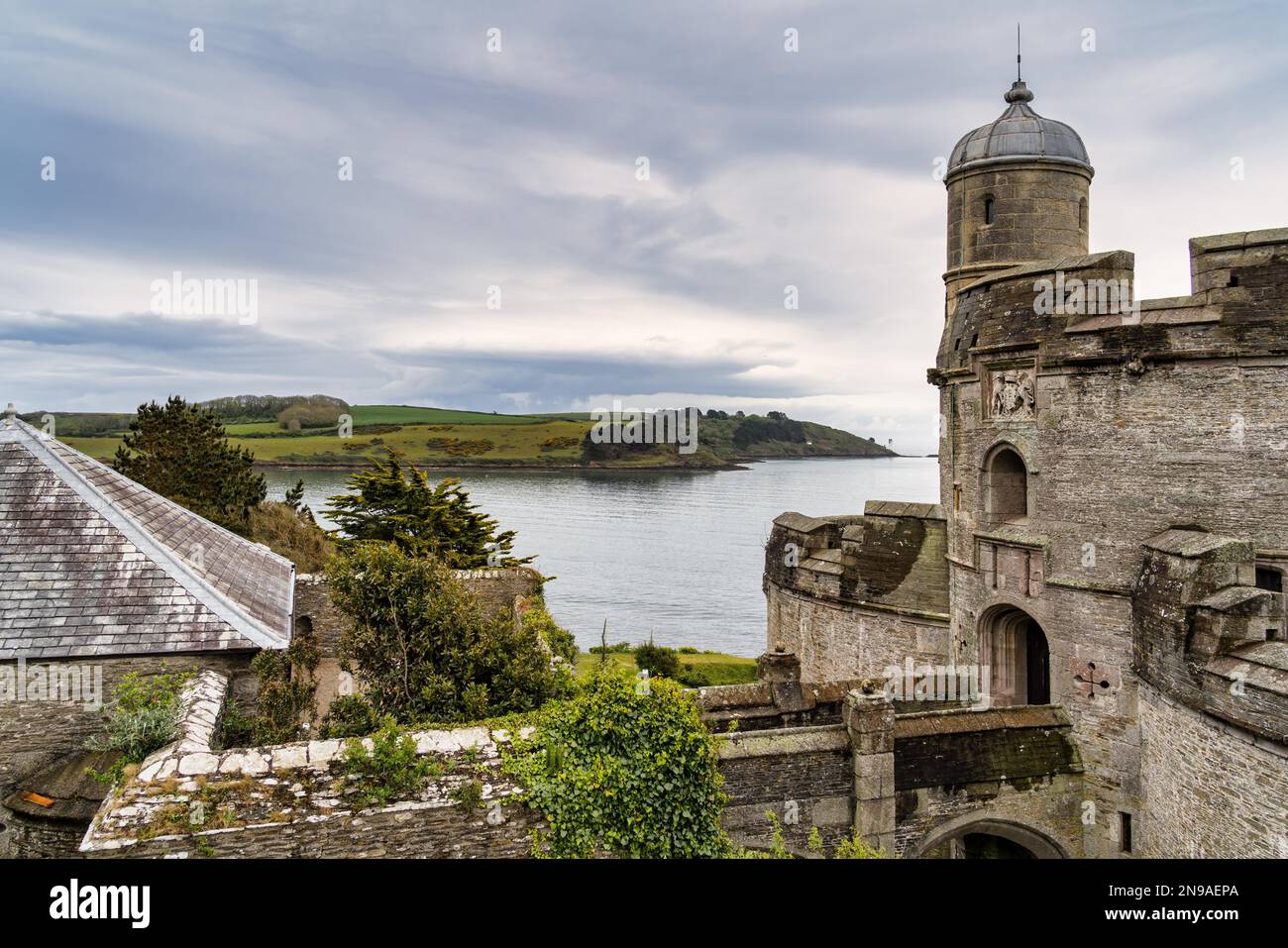 ST MAWES, CORNWALL, UK - MAY 12 : View of the Castle in St Mawes ...