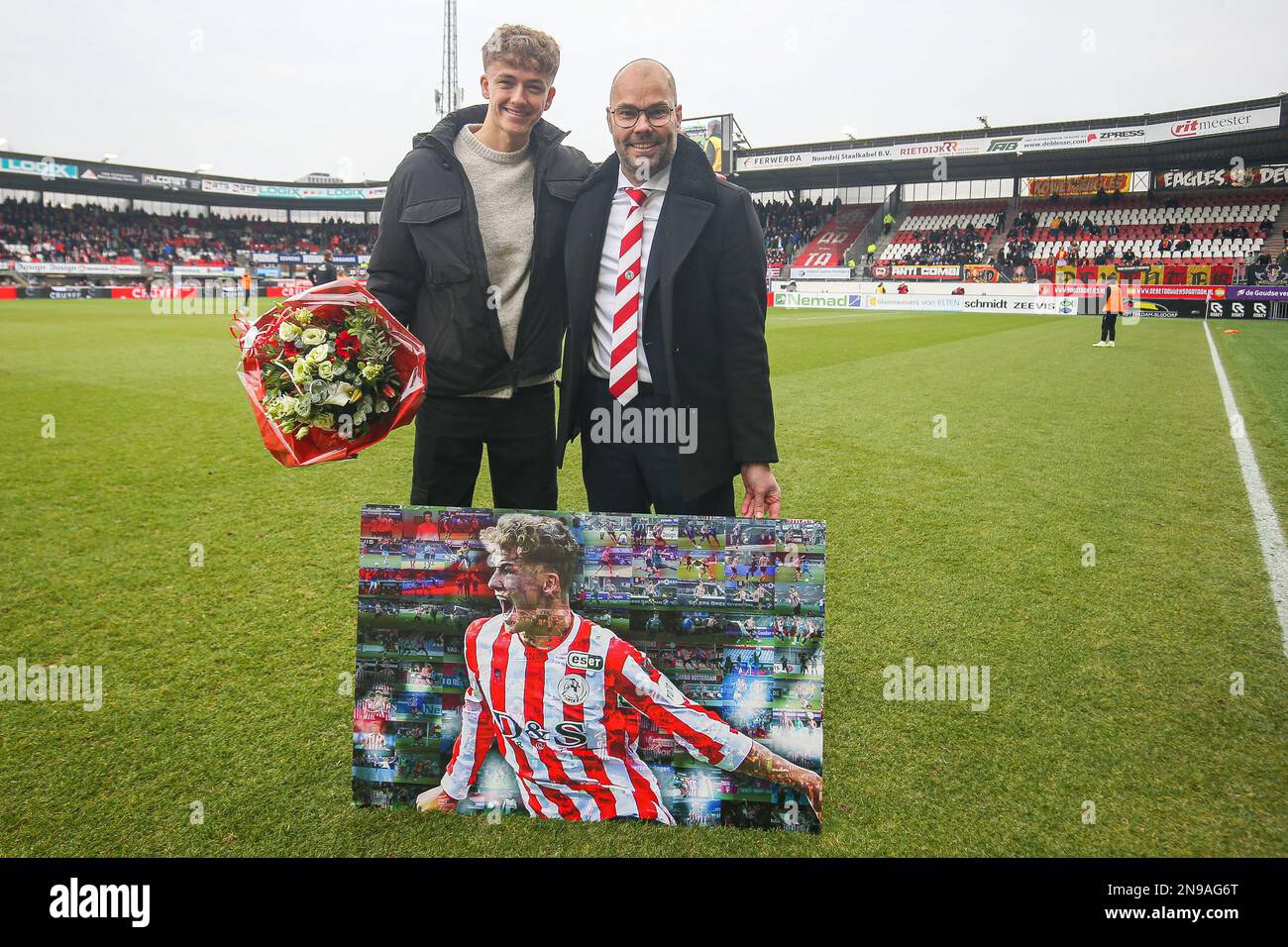 ROTTERDAM, 12-2-23, Stadium het Kasteel, Dutch eredivisie, 2022 / 2023 ...