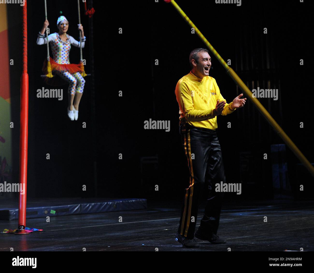 MIAMI BEACH, FL - AUGUST 03: Greg Page of The Wiggles performs at ...
