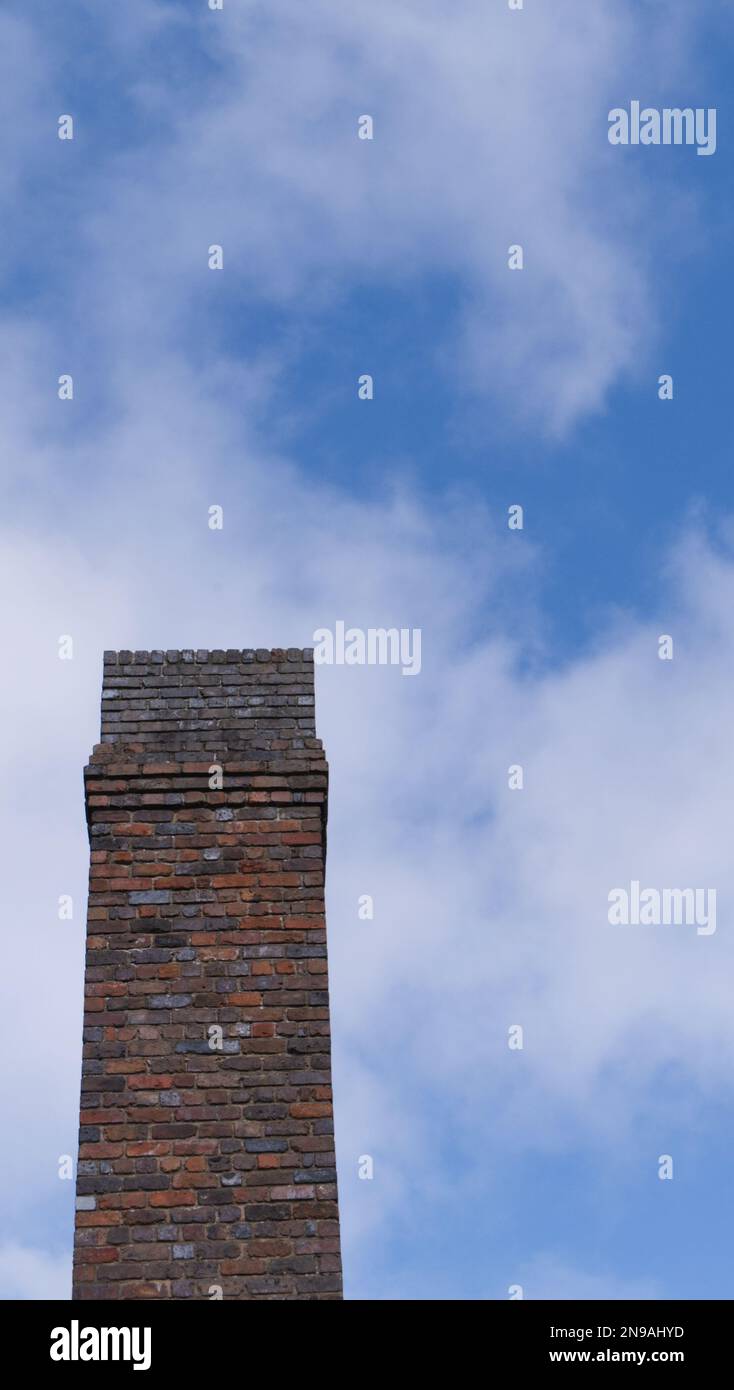 Old industrial chimney stack Stock Photo - Alamy