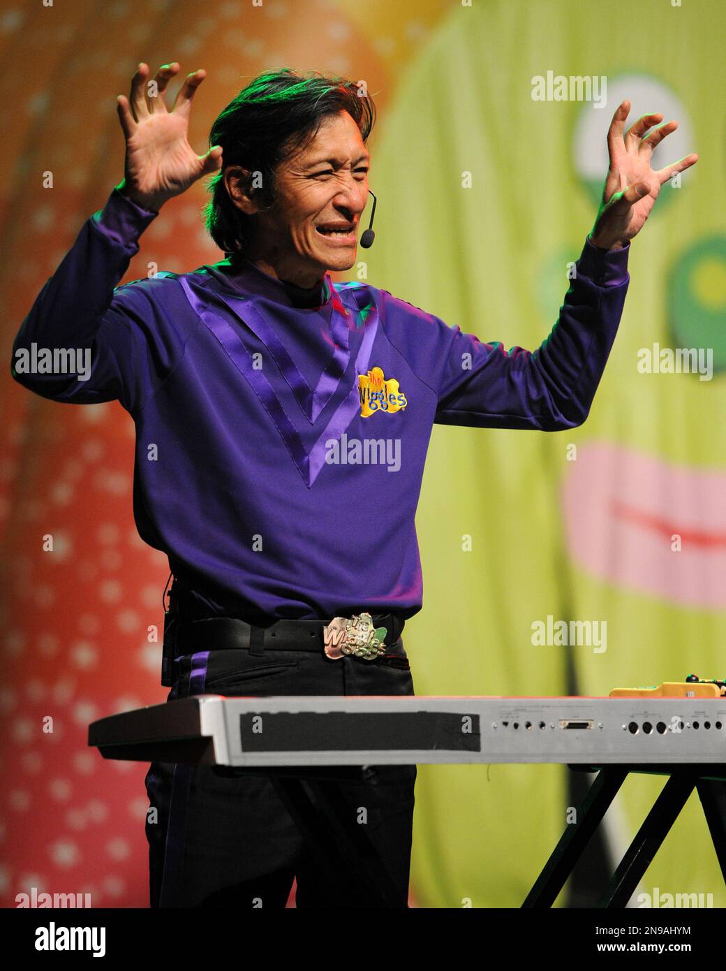 MIAMI BEACH, FL - AUGUST 03: Jeff Fatt of The Wiggles performs at ...