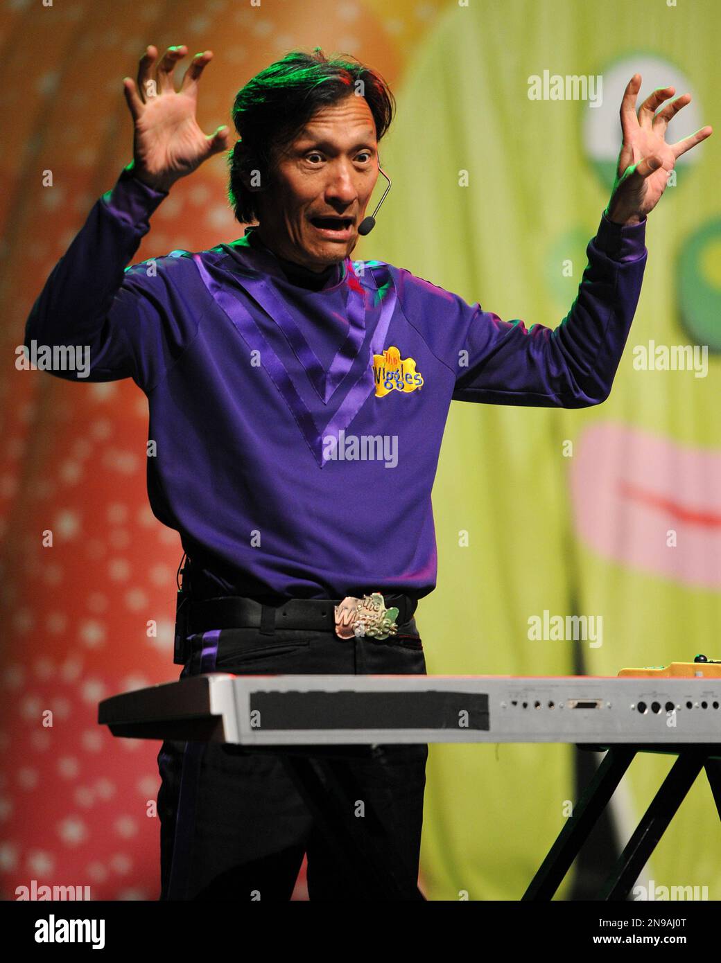 MIAMI BEACH, FL - AUGUST 03: Jeff Fatt of The Wiggles performs at ...