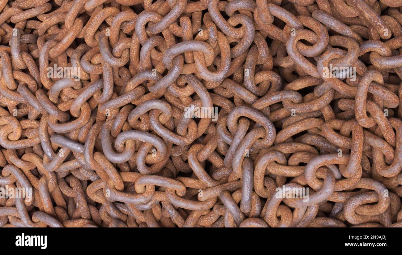 Pile chains hi-res stock photography and images - Alamy