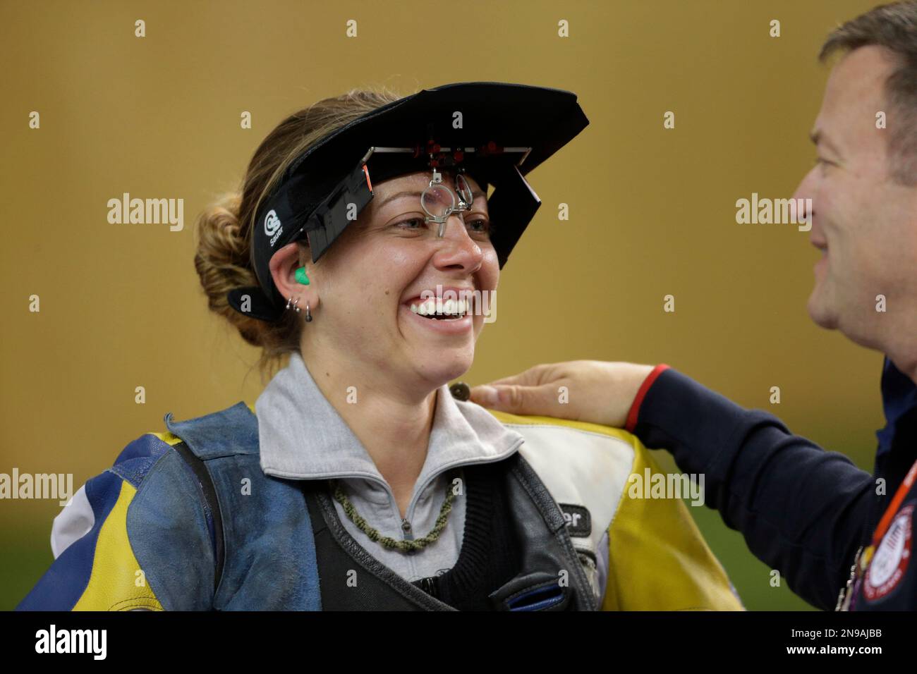 United States of America's Jamie Lynn Gray is congratulated by her ...