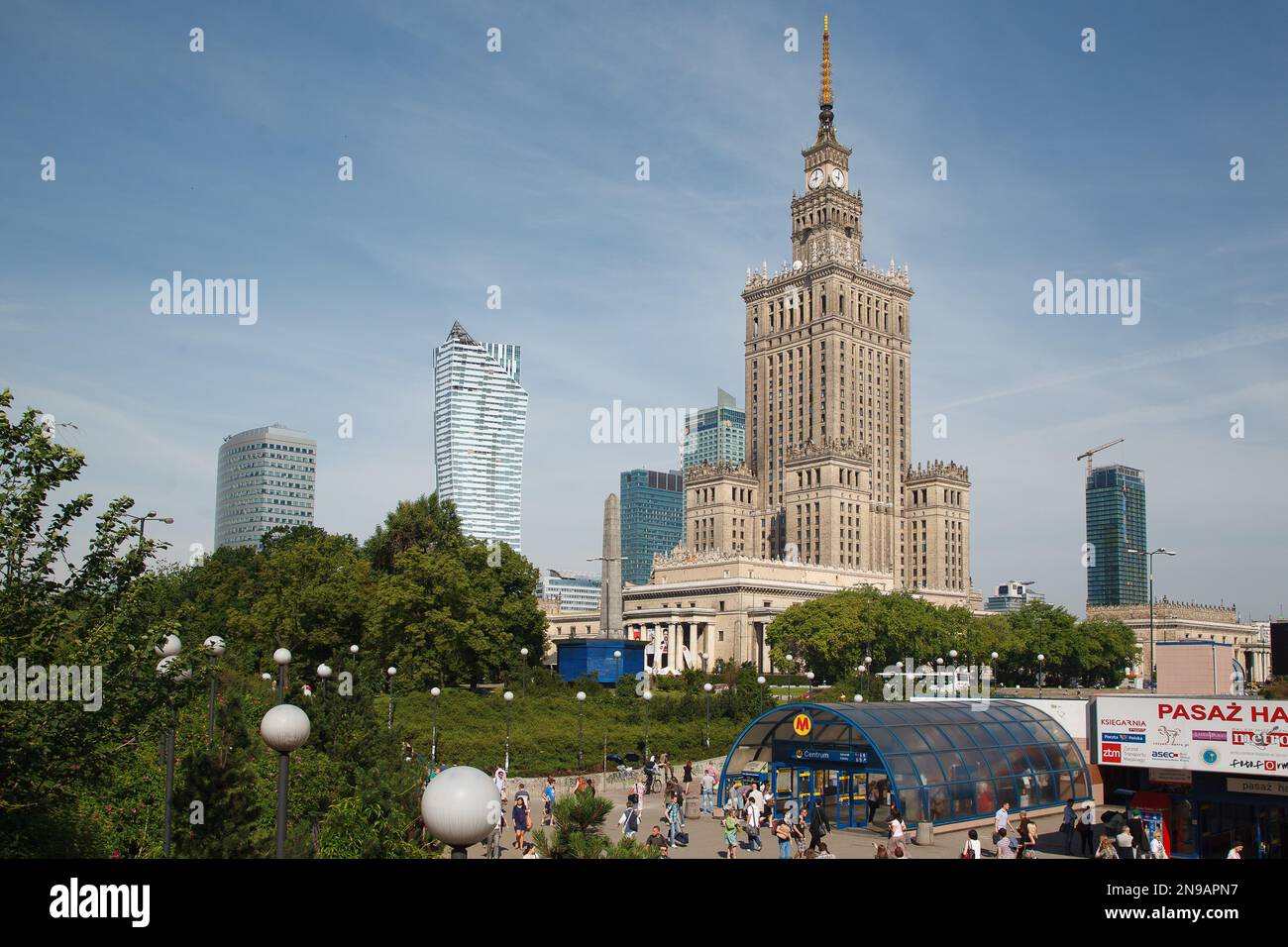 Drone shot palace culture science hi-res stock photography and images ...