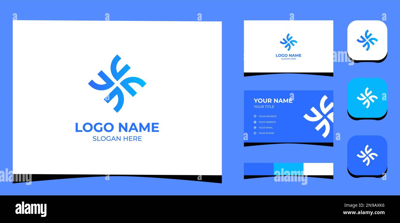 Template Logo Creative Abstract Technology and Human concept. Creative ...