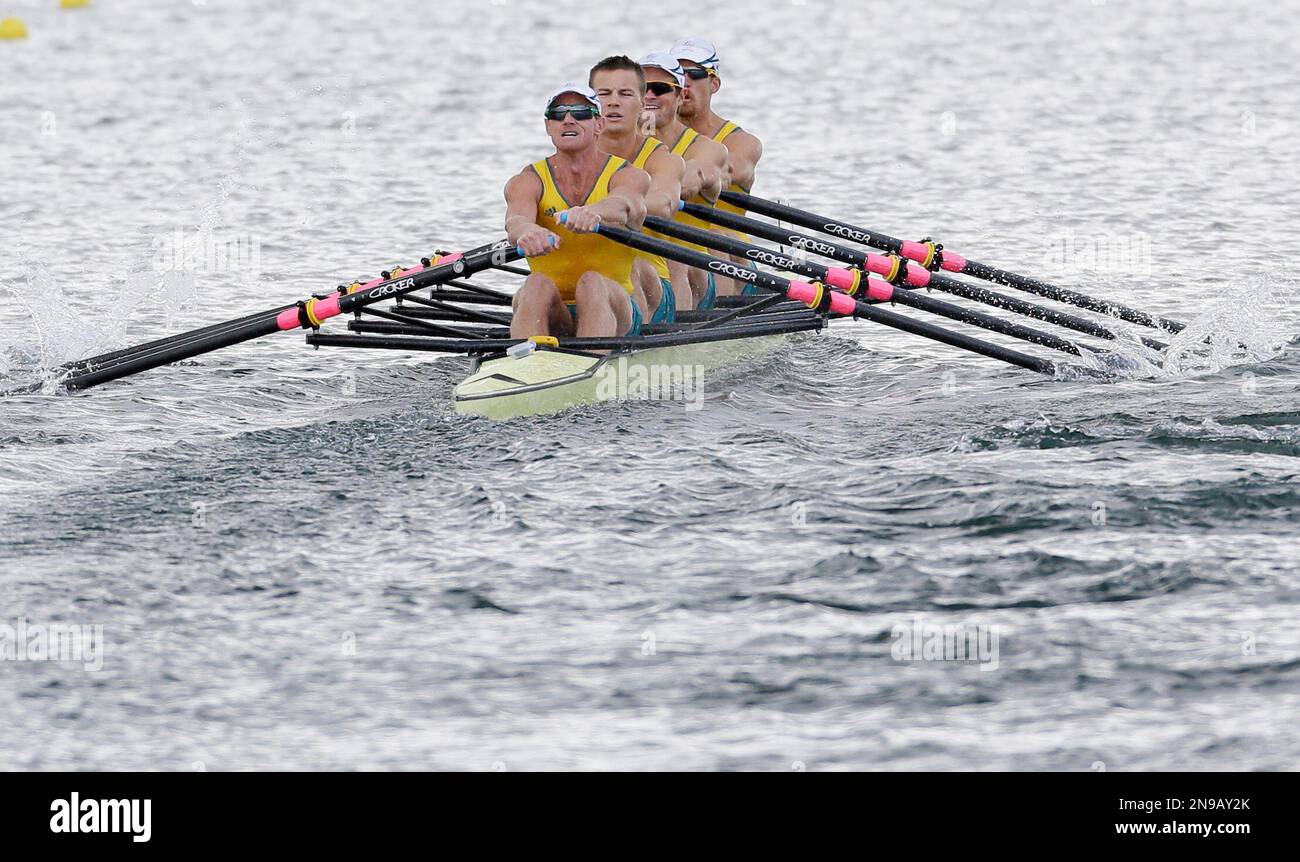 Australia's, left to right, Daniel Noonan, James McRae, Karsten ...