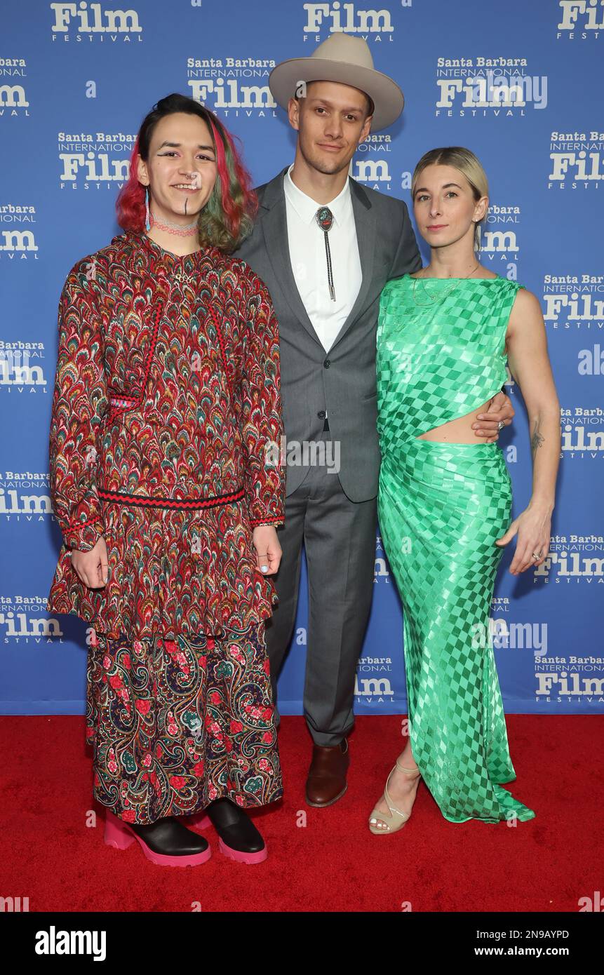 Santa Barbara, Ca. 11th Feb, 2023. Apayauq Reitan, Zeppelin Zeerip ...