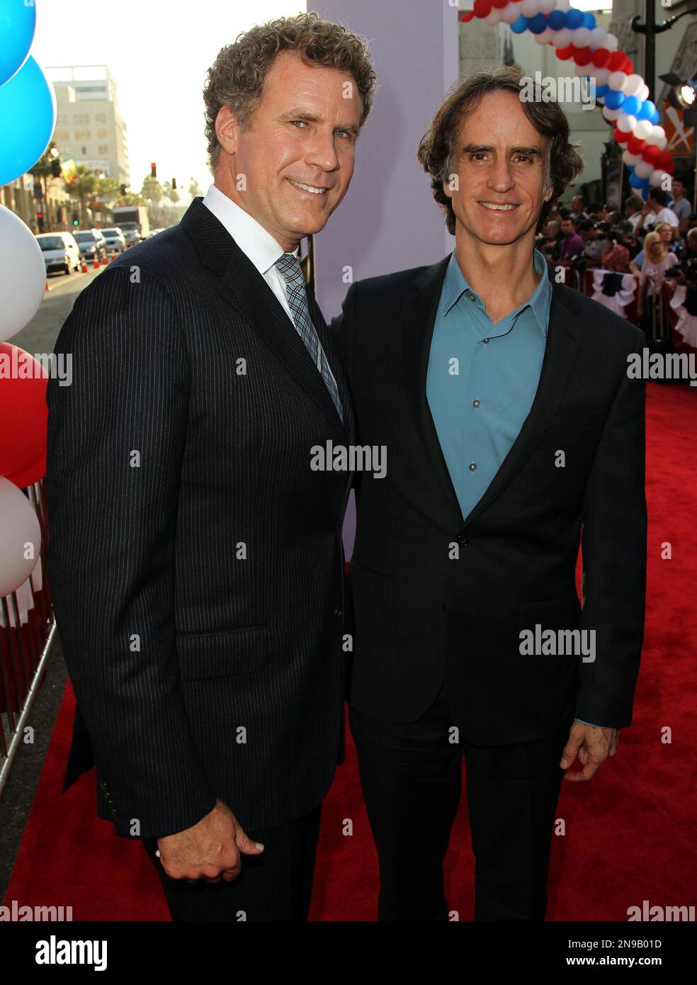 Cast member Will Ferrell, left, and director and producer Jay Roach ...