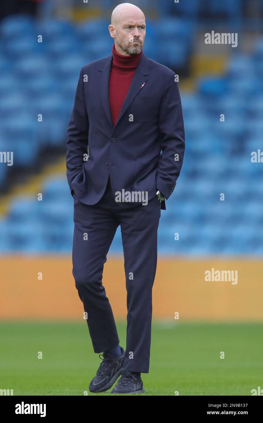 Erik Ten Hag Manager Of Manchester United Arrives Ahead Of The Premier
