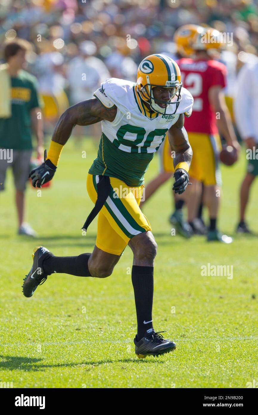 Green Bay Packers wide receiver Donald Driver (80) at Green Bay Packers ...